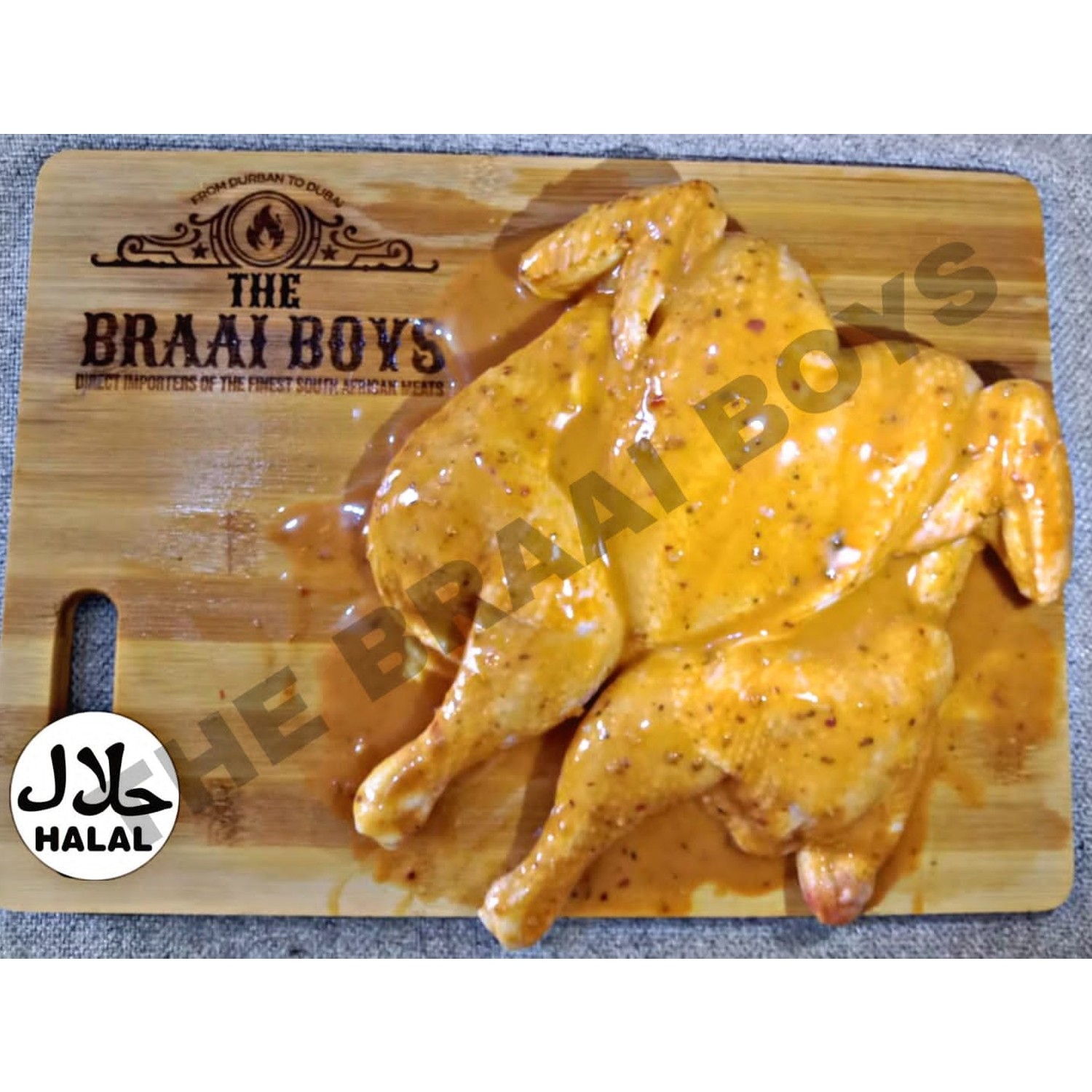 Portuguese Chicken Flattie – The Braai Boys Meat Trading llc